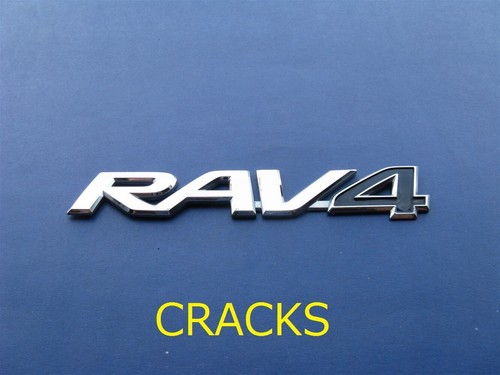 13 14 15 16 17 18 TOYOTA RAV4 REAR LID CHROME EMBLEM LOGO BADGE SIGN ...