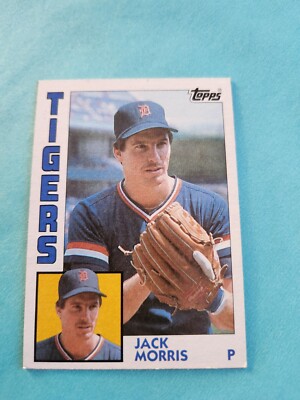 jack morris 1984 TOPPS #195 TIGERS PITCHER | eBay