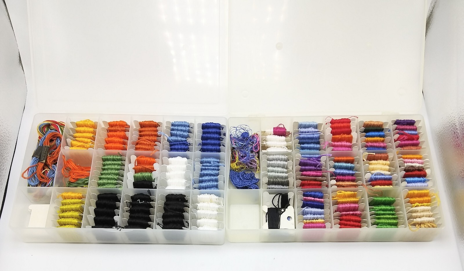 American Thread Star Six Strand Embroidery Floss Lot 200+ Carded Vtg w ...