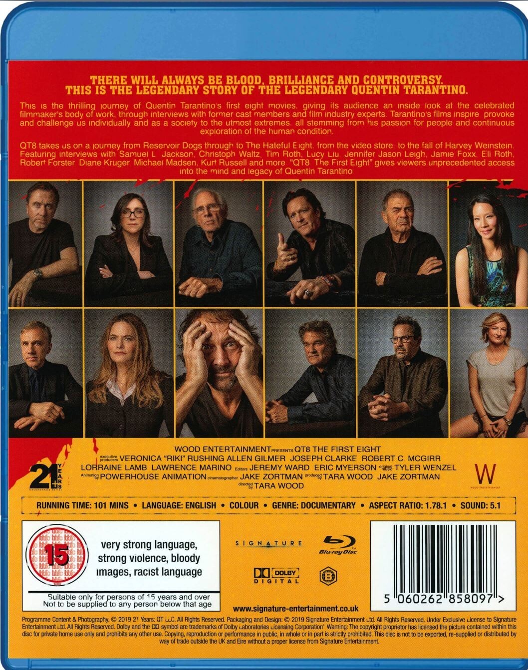 QT8 The First Eight (2019) Quentin Tarantino Blu-Ray BRAND NEW (USA ...