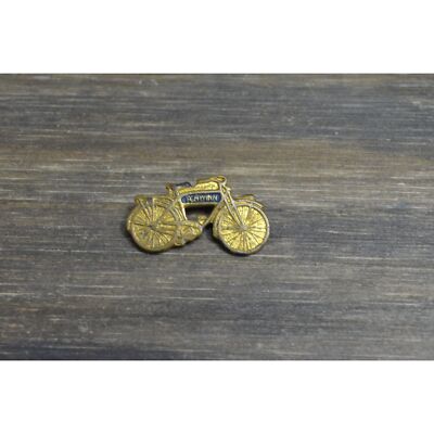 Schwinn Bicycle Pin Gold Tone Blue Enamel Promo | eBay