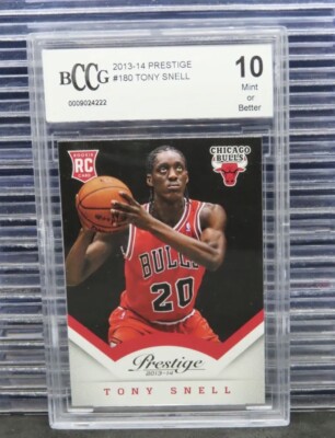 2013-14 Prestige Chicago Bulls Basketball Card #180 Tony Snell Rookie ...