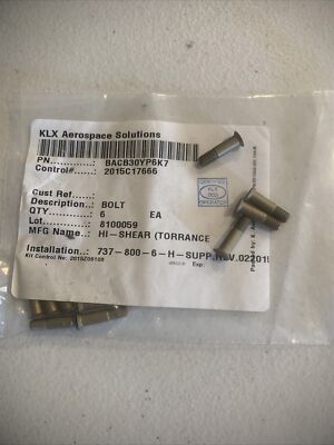 BACB30YP6K7 Hi-lol Fastener | eBay