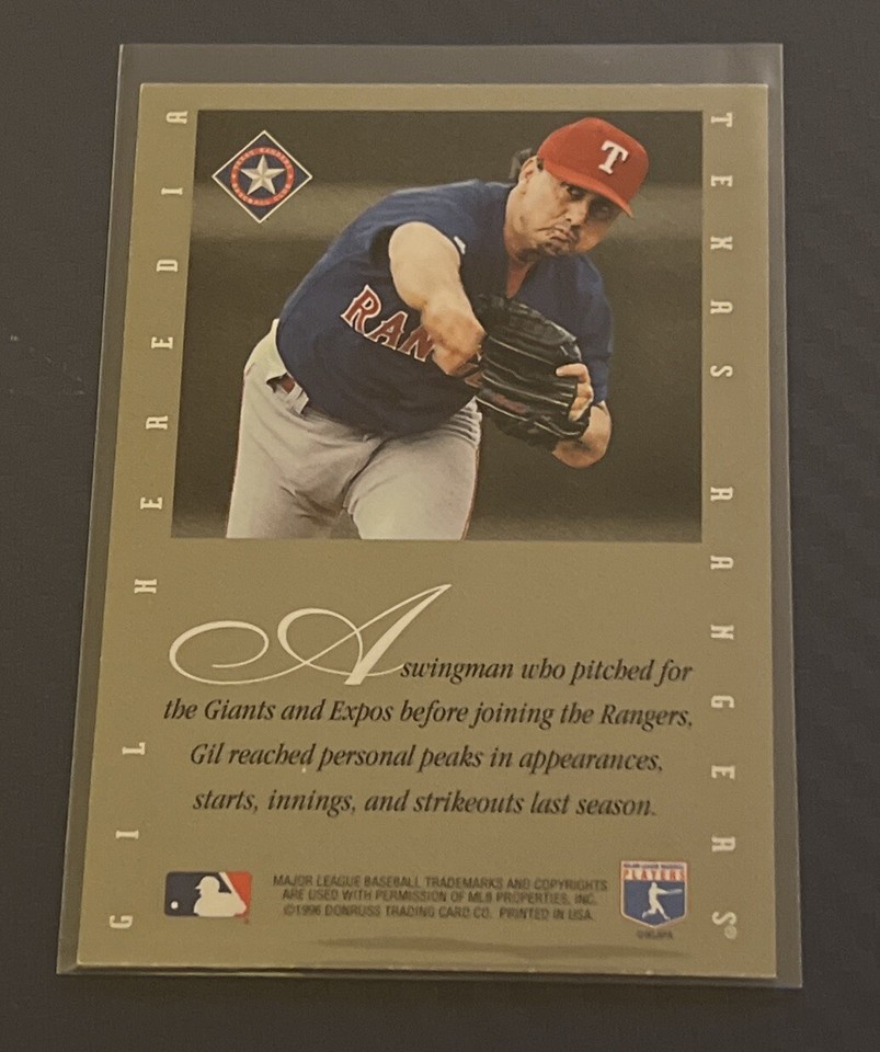 1996 Leaf Auto Gil Heredia Texas Rangers | eBay
