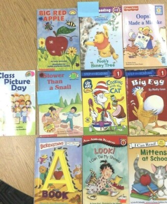 Beginning Readers, Step into Reading, set of 10 PB early readers K,1st ...