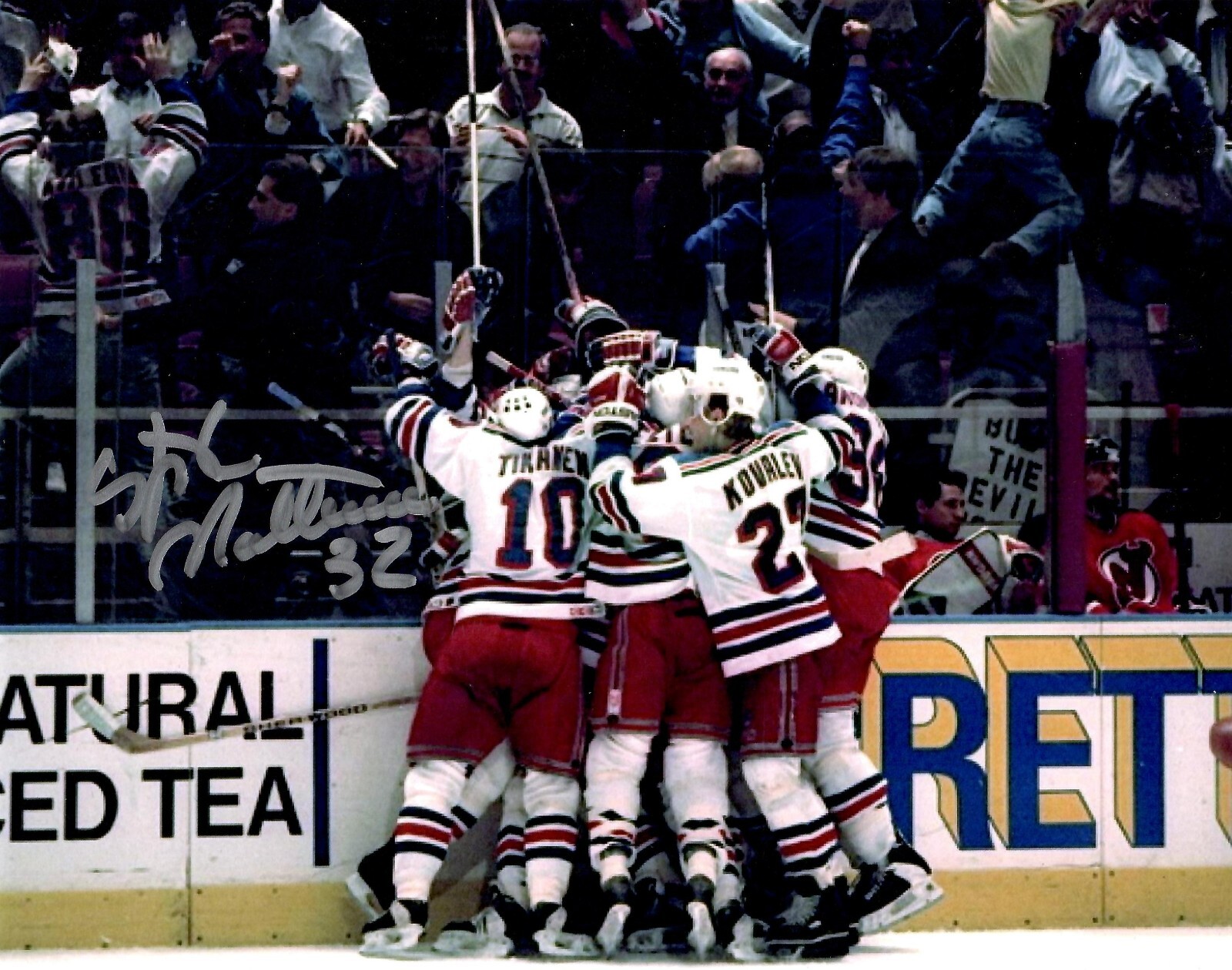 Stefan Matteau autographed signed 8x10 photo NHL New York Rangers COA ...