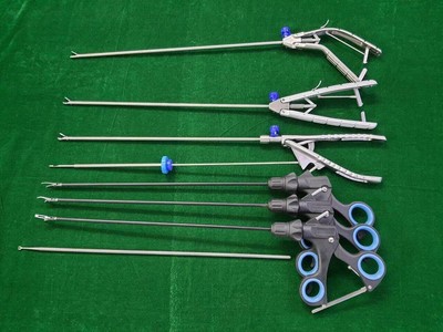 Laparoscopic SS Needle Holder Grasper Knot Pusher 5mm Surgical ...