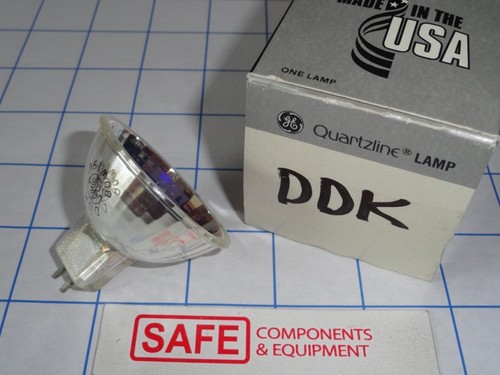 GE Quartzline DDK Projection Lamp Halogen Bulb MR16 19V 80W GX5.3 Base ...