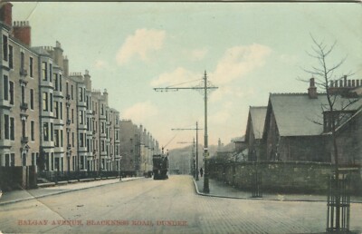 BALGAY AVENUE, BLACKNESS ROAD, DUNDEE, TRAM - Angus Postcard | eBay UK