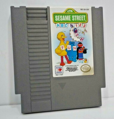 Sesame Street ABC & 123 NES Game (Nintendo, Nes ) Video Game | eBay