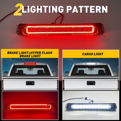 For 97-2003 Ford F150 00-05 Ford Excursion LED 3rd Third Brake Lights ...