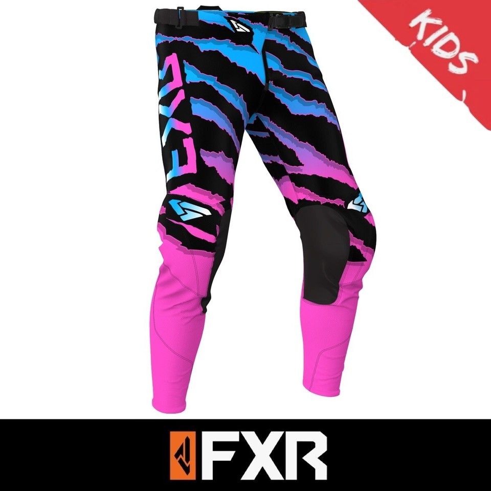 FXR KIDS Motocross Kit Combo YOUTH MX Kit Podium Shred Pink FXR ...