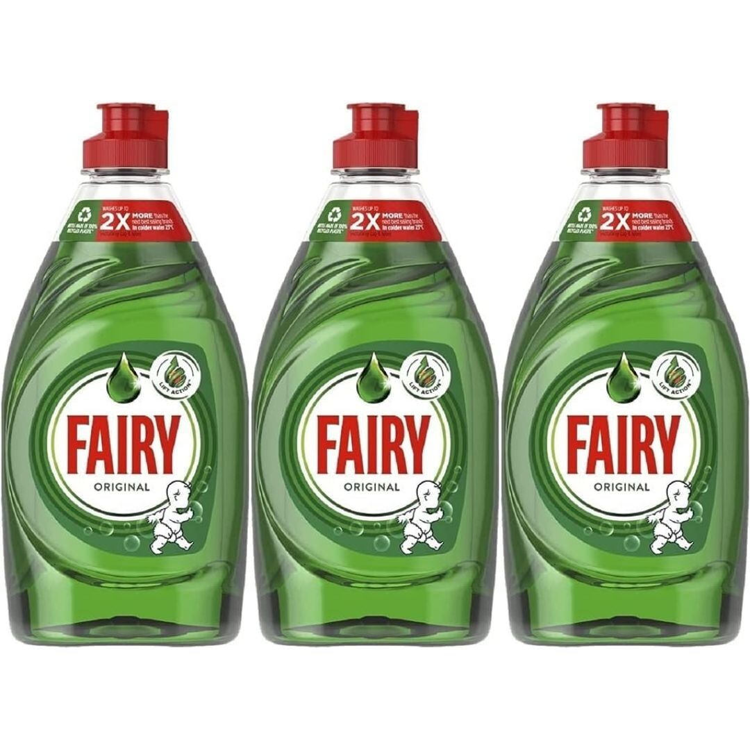 Fairy Washing Up Liquid Original 320ML x 3 | eBay UK