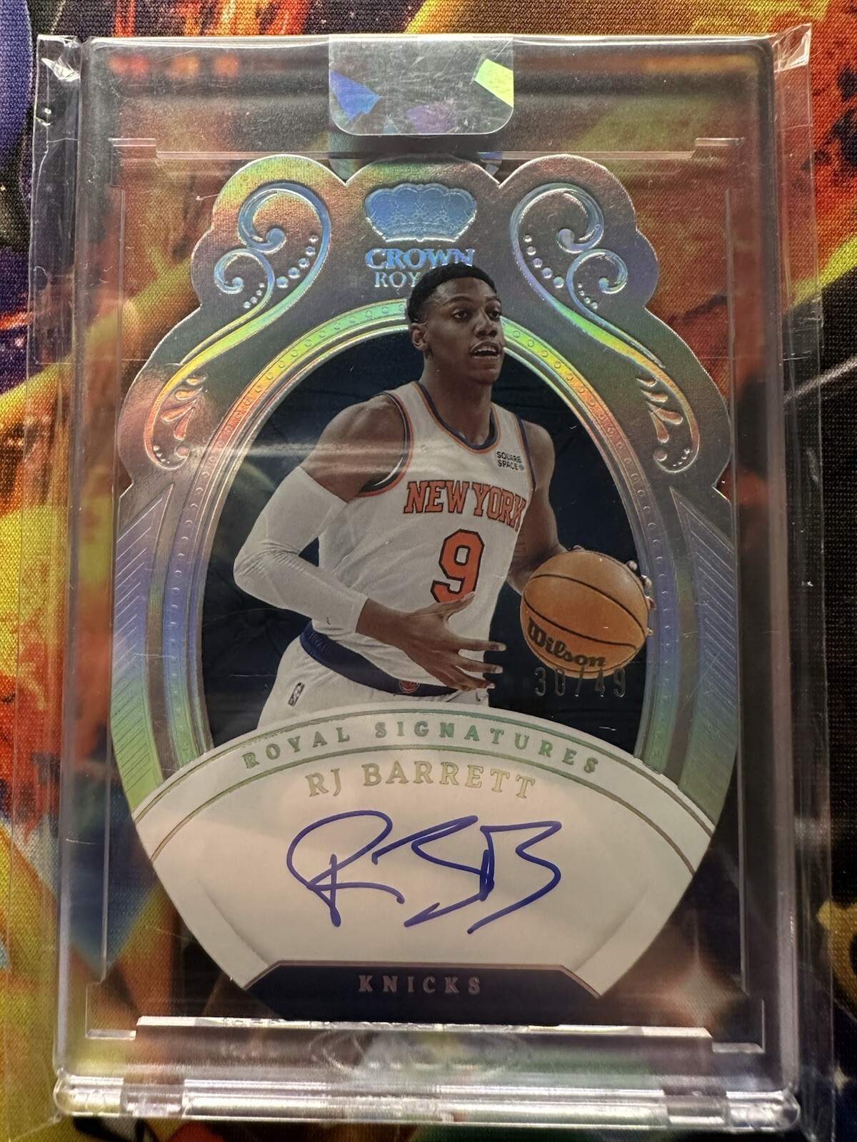 RJ Barrett 2022 Crown Royale #RS-RJB Royal Signatures /49 Price Guide ...