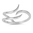 Sterling Silver 925 WAVE INSPIRED DESIGN SILVER RING WITH GIFT BOX ...