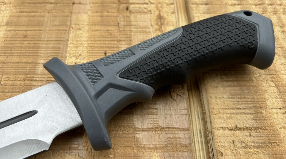 25” Machete Full Size Rubber Handle Sawback Thick Gauge Steel Razor ...