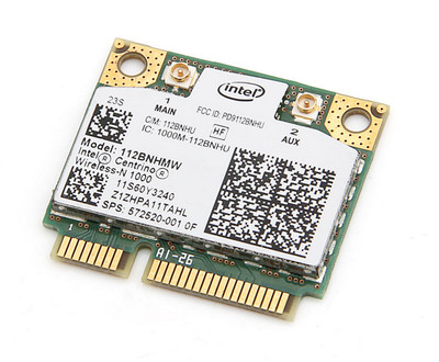 HP 572520-001 112BNHMW b/g/n WiFi intel Link 1000 300Mbps Wireless Card ...