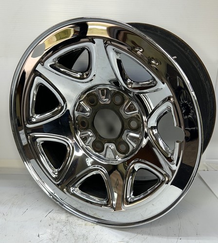 17" Inch 6 Lug Wheel Rim Fits GM 1500 Silverado Tahoe Sierra 5565 Chrome