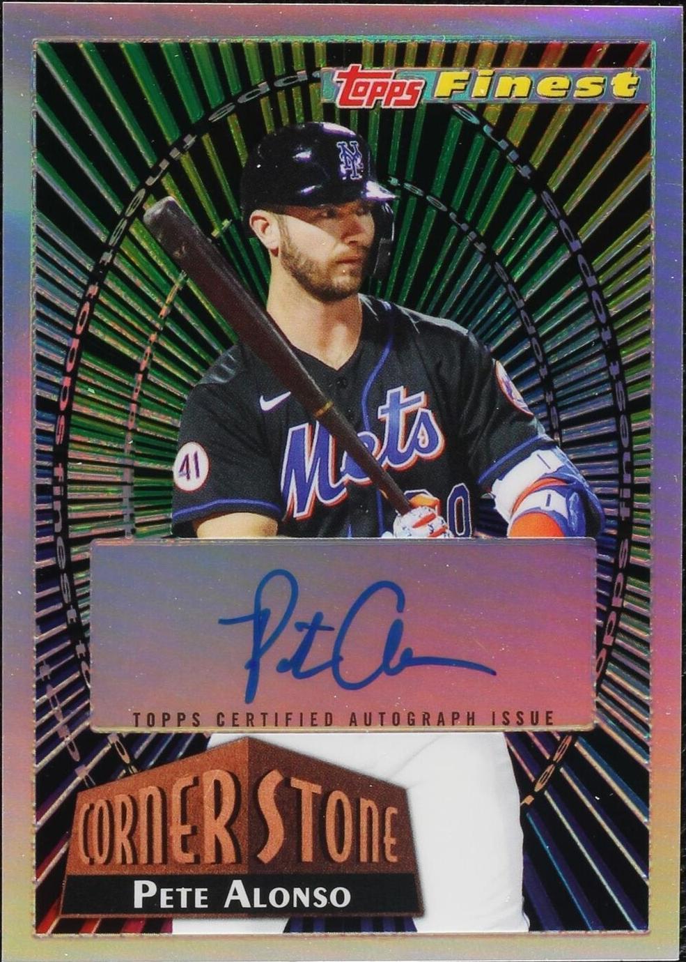 2022 Topps Finest - 1994 Topps Finest Cornerstones Pete Alonso #94C-PA ...