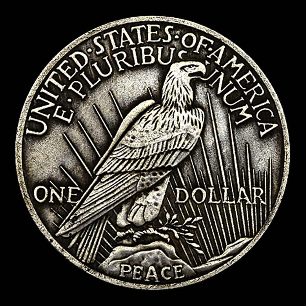 Grim Reaper Challenge Coin 1936 US Liberty Hobo Nickel Coin Craft ...