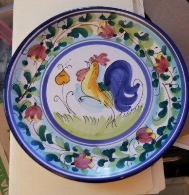 Vietri Rooster Plate | eBay