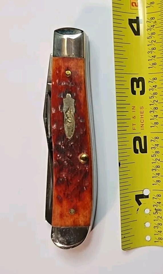 MINT CASE XX 6207 Mini TRAPPER RED BONE Knife w/BOX and paperwork LQQK ...