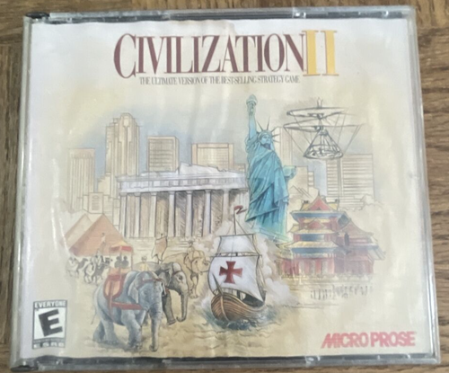 Civilization 2 PC CD Rom Game-1 Disc As Shown-Rare Vintage-SHIPS N 24 ...