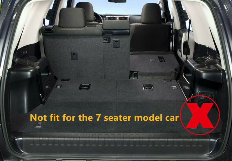 For Toyota 4Runner 2014-2019 Black Outer Rear Bumper Protector Sill ...