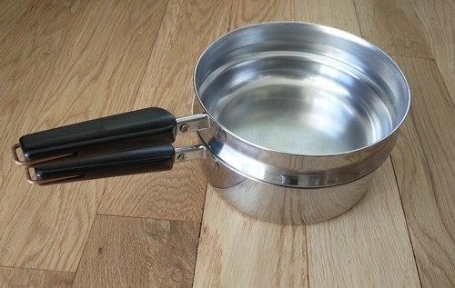 Revereware Stainless Steel & Copper Pan Double Boiler Insert 1 - 1/2 Qt ...