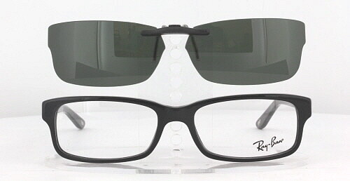 Custom Fit Polarized CLIP-ON Sunglasses For Ray-Ban 5187 50x16 RB5187 ...