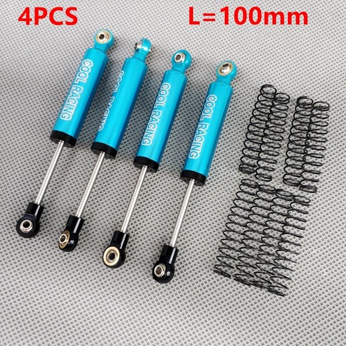 4PCS 1:10 ROCK CRAWLER RC CAR OIL SUSPENSION 100mm SHOCKS ABSORBER ...