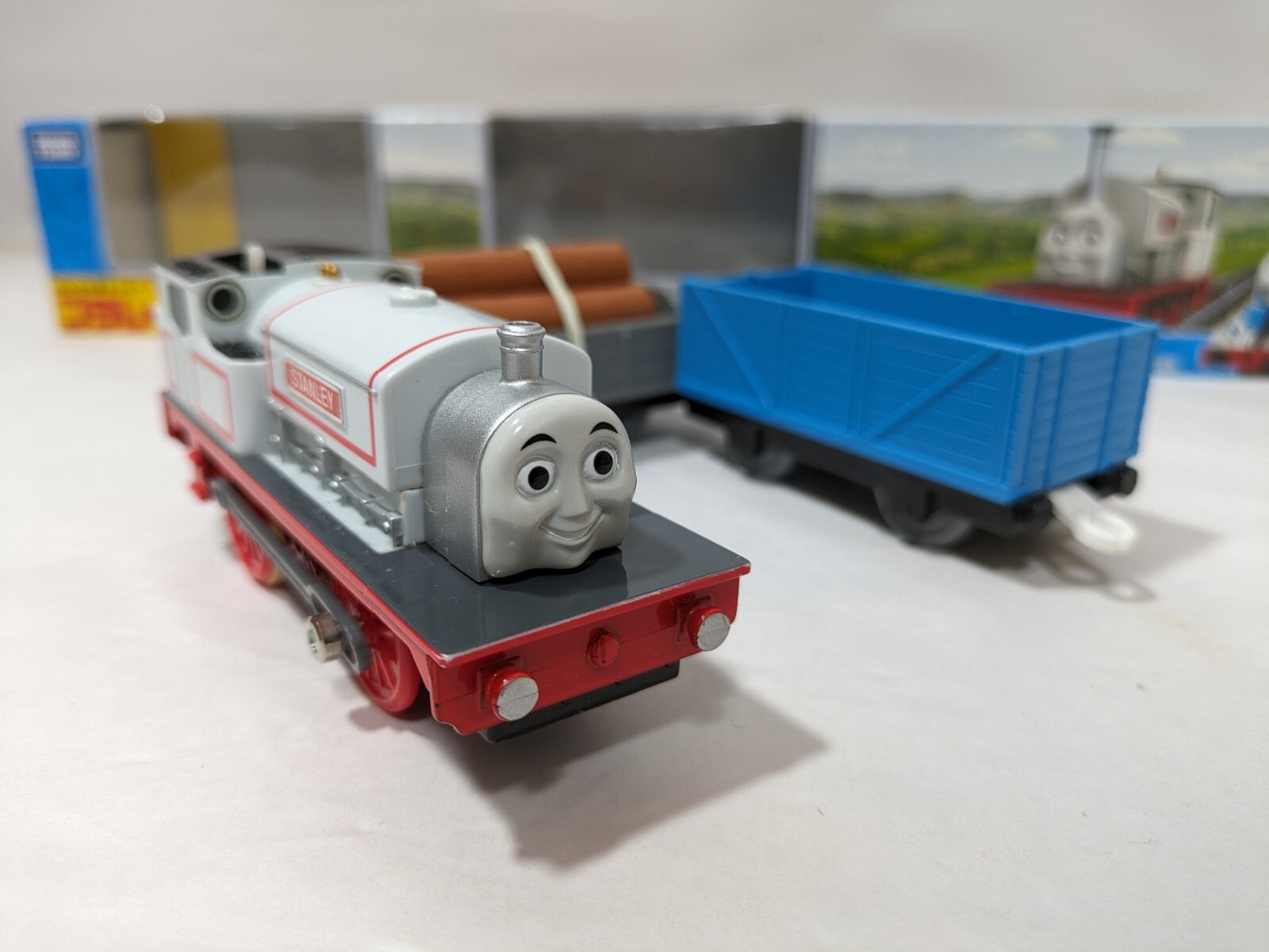 Thomas & Friends TOMY Plarail Trackmaster Stanley in Original Box Rare ...