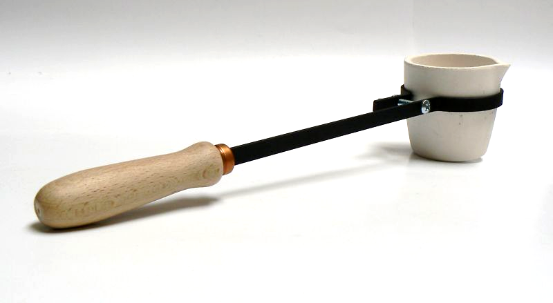 Melting Crucible with Handle 40oz Cup Type Crucible & Holder Melt Gold ...