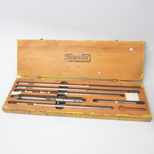 Vintage LS Starrett Inside Micrometer Set Rods 10 20 124-c | eBay