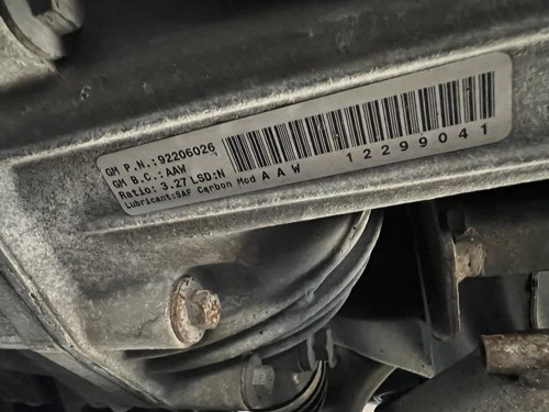 HOLDEN COMMODORE VE, V6, 3.27 RATIO, NON LSD TYPE, 08/06-05/13 DIFF ...