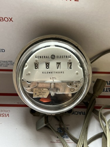 VINTAGE Steampunk GE ELECTRIC POWER METER | eBay