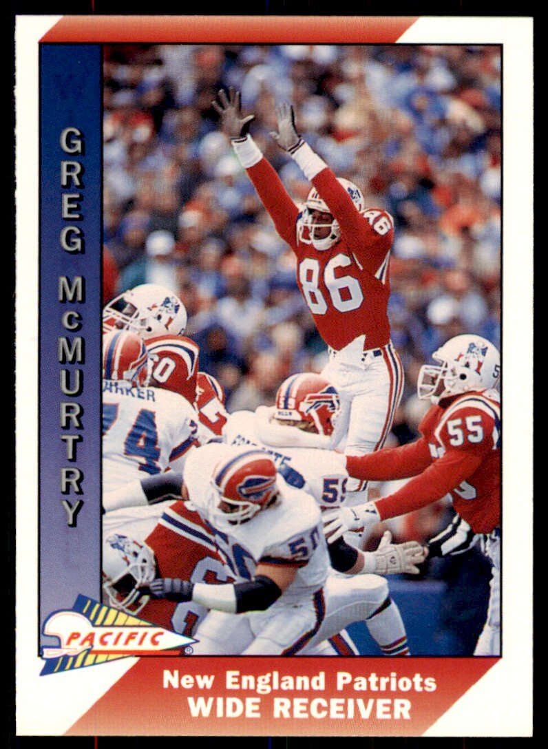 1991 Pacific Greg McMurtry . New England Patriots #311 | eBay