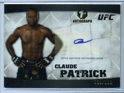 2010 UFC Knockout Claude Patrick 1st Autograph /188 (Box DP) | eBay