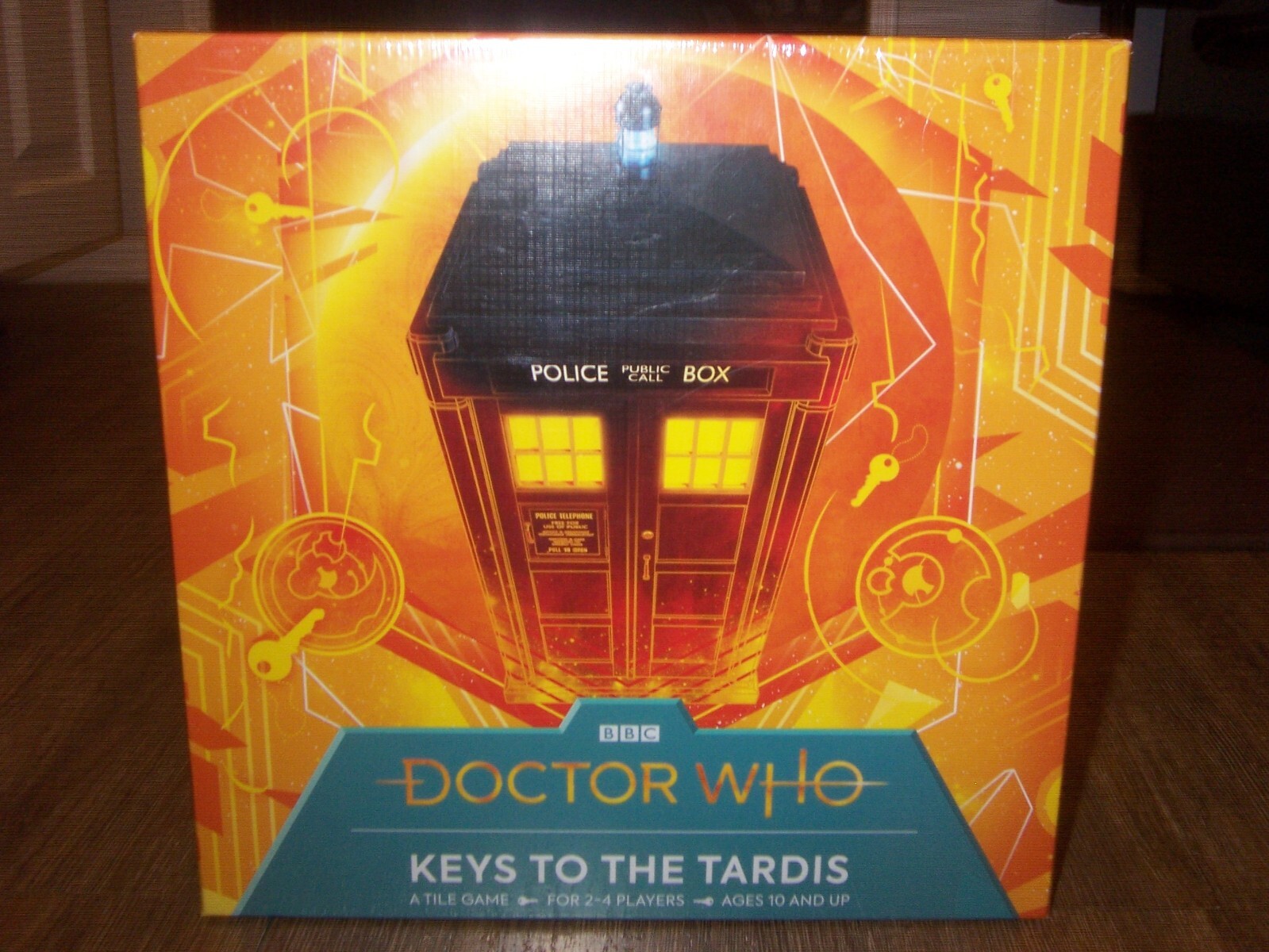 NEW/SEALED Doctor Who Keys To The Tardis Tile & Card Game 2-4 Players ...