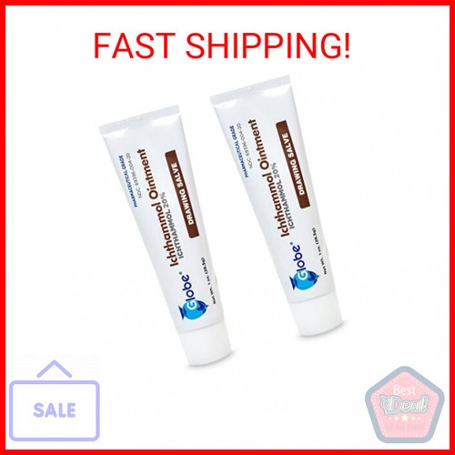 Globe Ichthammol Ointment 20% (Drawing Salve) 1 OZ - Soothing Skin ...