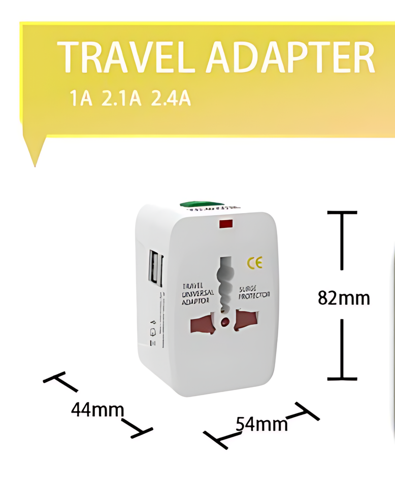 3In1 International Power Socket Plug Adapter with usb ports - US ...