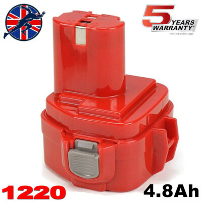 12V 1220 4.8AH Ni-MH Battery For Makita PA12 1200 1222 1233 1234 1235 ...