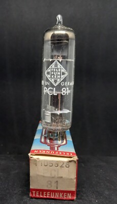 PCL81 TELEFUNKEN TUBE ;42 | eBay