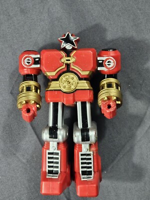 Red Battlezord Megazord Power Rangers Zeo 5" Zord Figure Complete 1996 ...