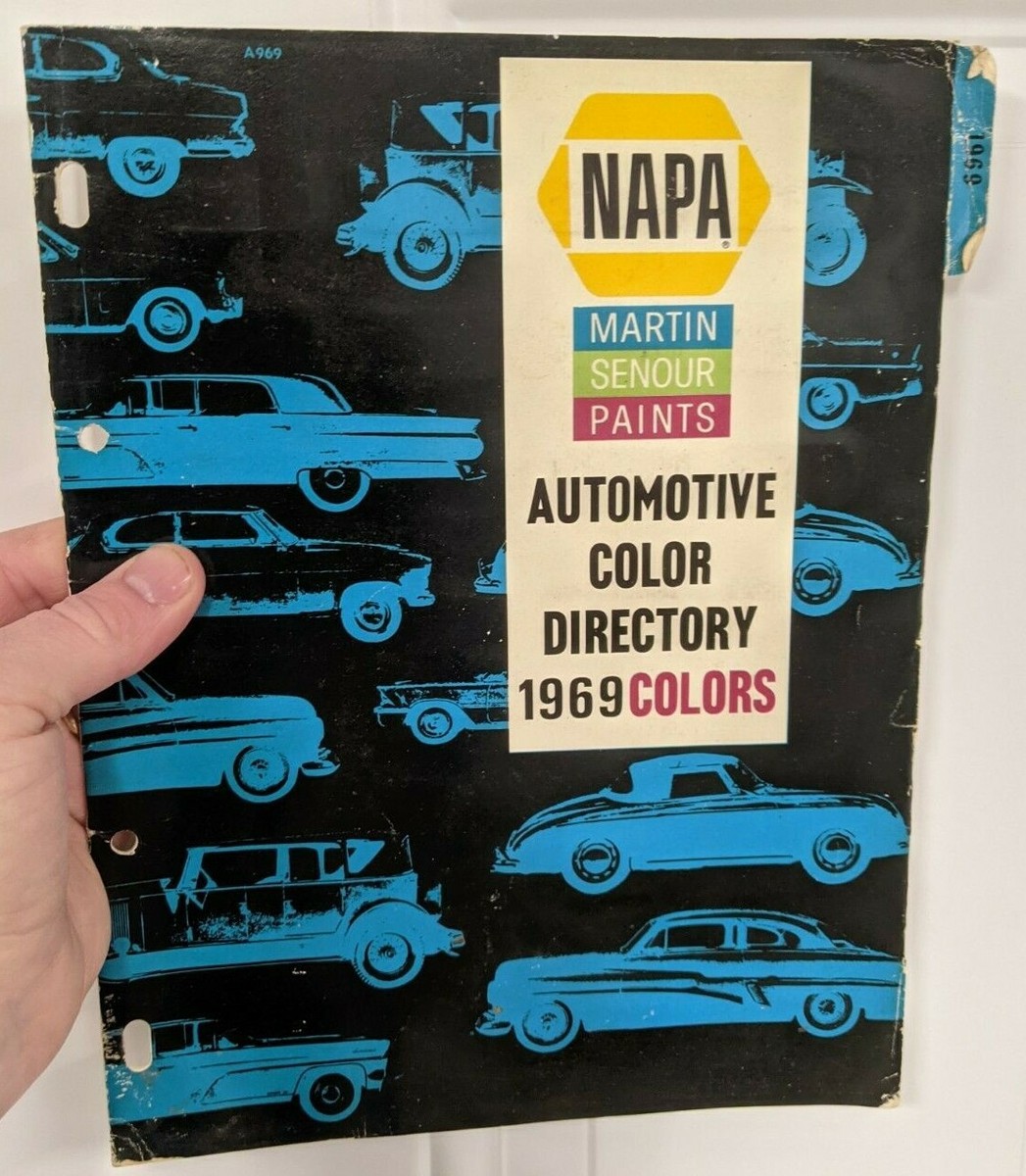 Napa Paint Colors Chart