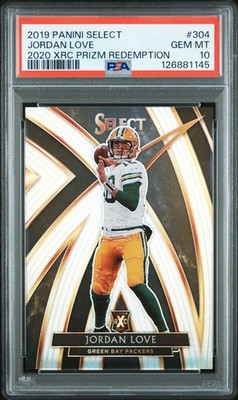 2019 PANINI SELECT 2020 XRC PRIZM REDEMPTION #304 JORDAN LOVE PSA 10 | eBay