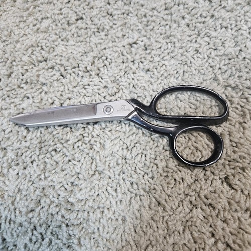 Vintage WISS Inlaid Shears Scissors No. 27 1/2" HEAVY DUTY Steel Forged ...