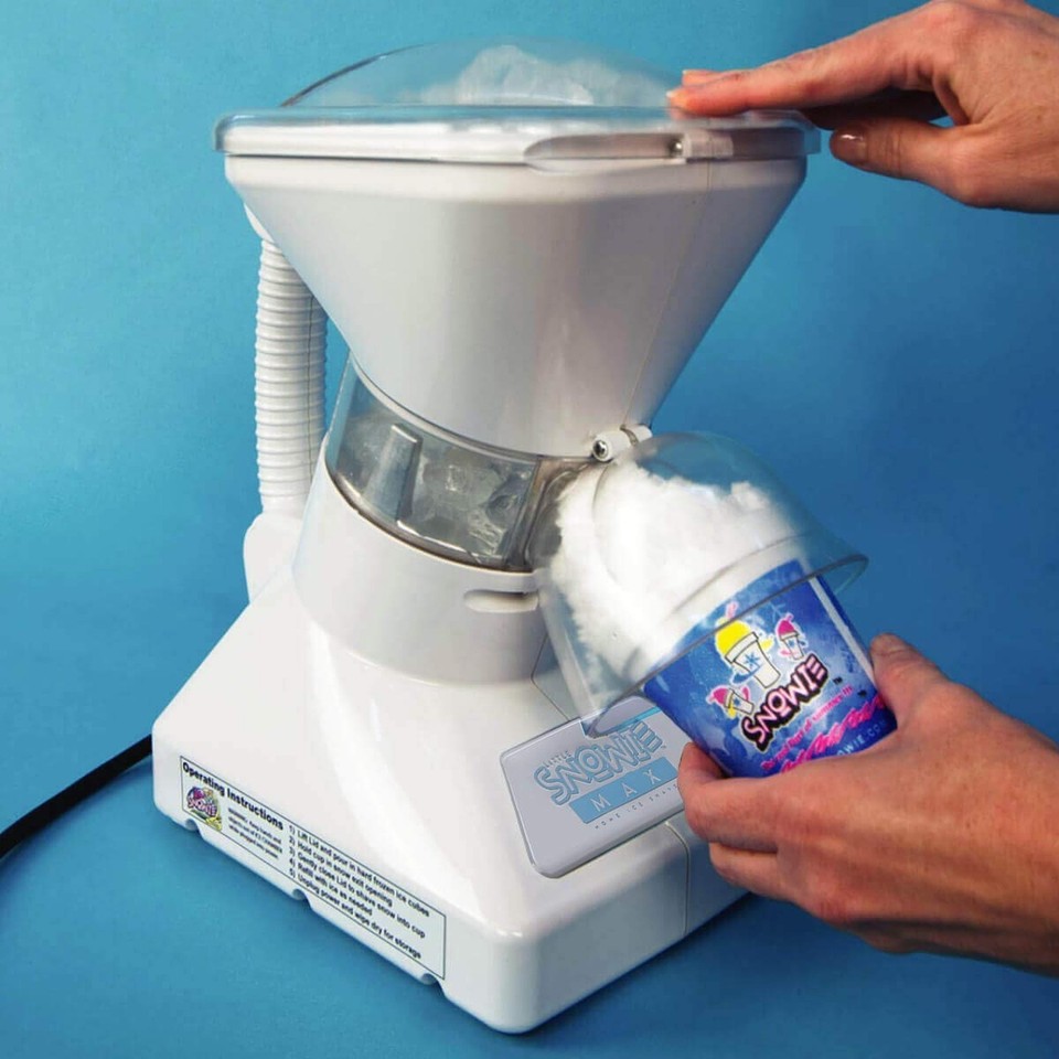 SNOWIE - Little Snowie Max Snow Cone Machine - Premium Shaved Ice Maker ...