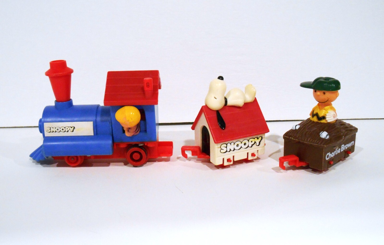 Vintage 1966 Version AVIVA Peanuts Snoopy Express Train – 3 Pieces ...