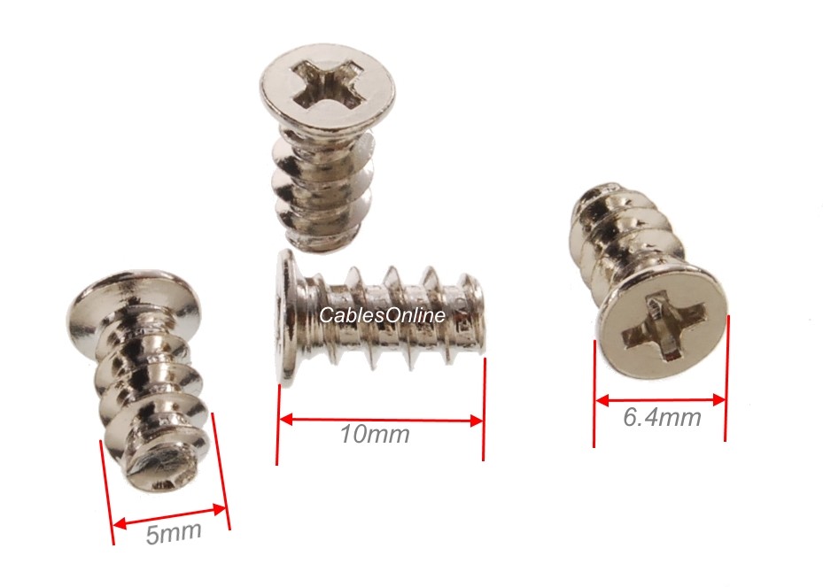 25-Pack M5 Self tapping thread design Computer Case Fan Screws | eBay